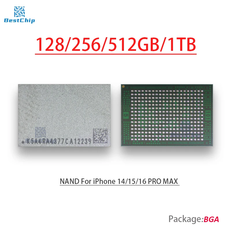 128G/256G 512GB 1TB 1T HDD Storage NAND Memory Flash chip For iPhone 14 ...