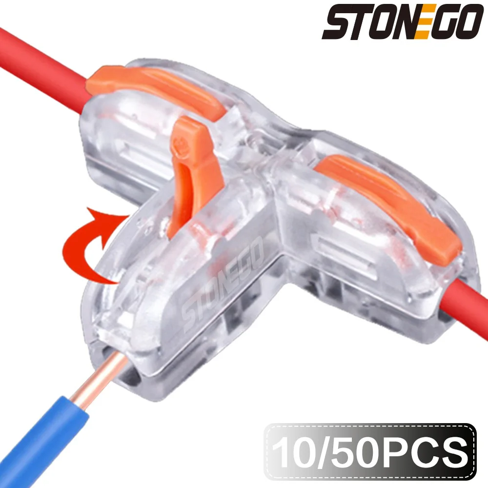 Conector-de-cable-r-pido-tipo-T-compacto-Universal-bloque-de-terminales ...