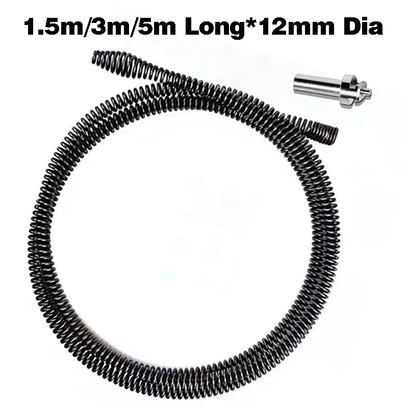 1-5-3-5-Meter-Kitchen-Toilet-Pipe-Dredge-Spring-With-Connector-Drain ...