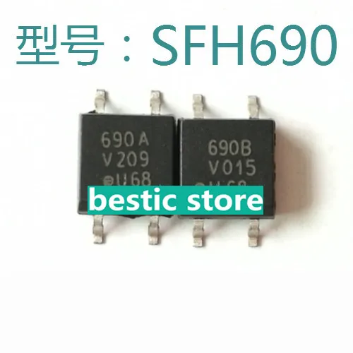 10PCS-SFH690-original-imported-optocoupler-690A-B-C-chip-SOP4 ...