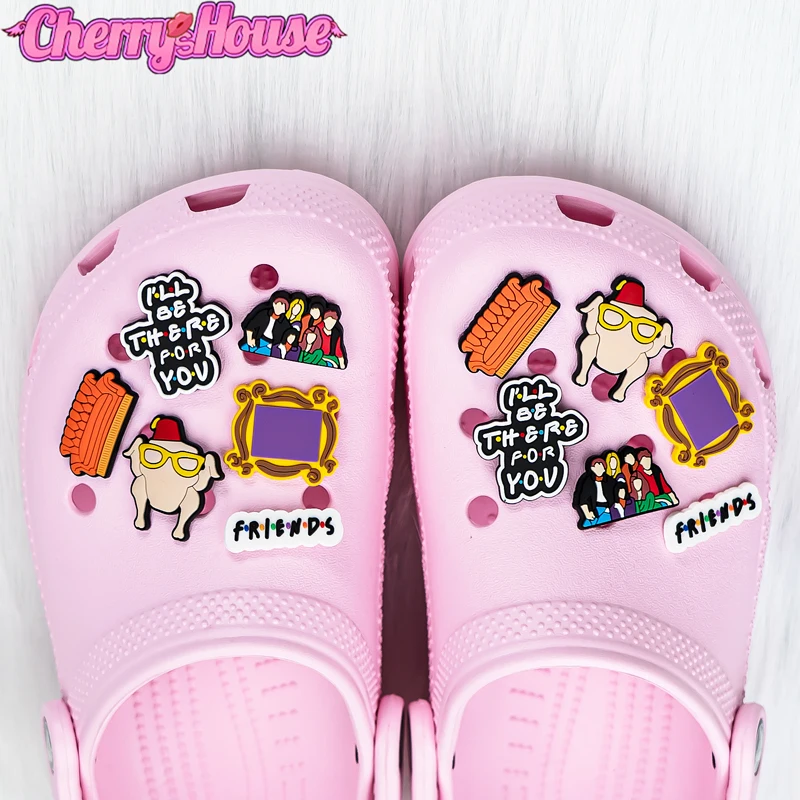 1pcs-Friends-Croc-Charms-Accessories-Sneakers-RACHEL-Chandler-Shoe ...