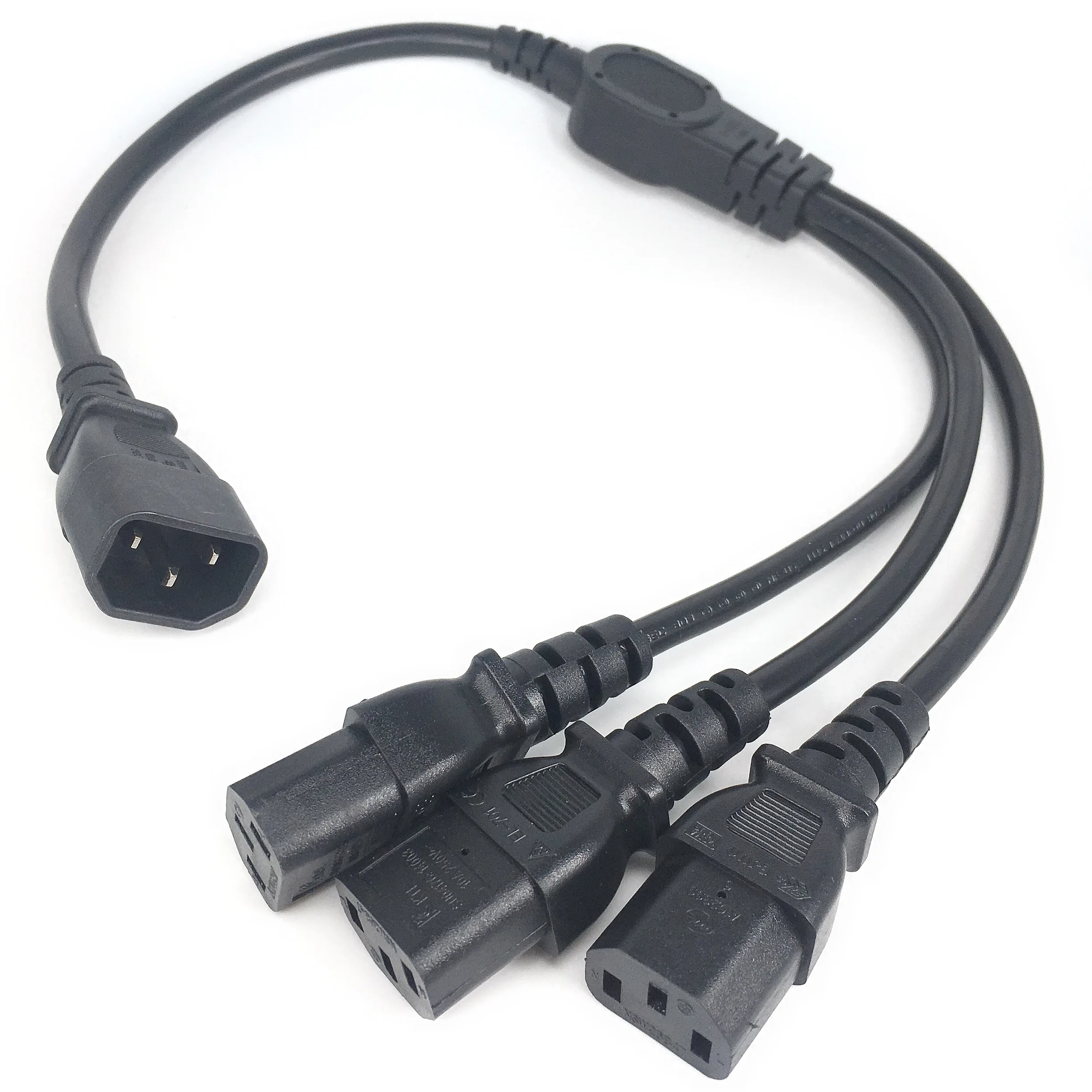 High-Quality-IEC-320-C14-Male-Plug-to-3XC13-Female-Y-Type-Splitter ...