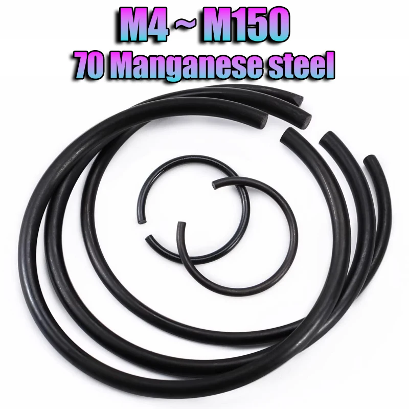 M4-M150 GB895.1 Black Steel Wire Retaining Ring for Hole Snap Ring ...