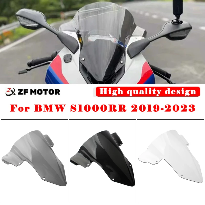 For-BMW-S1000RR-Windshield-Motorcycle-Windscreen-S1000-RR-2019-2020 ...