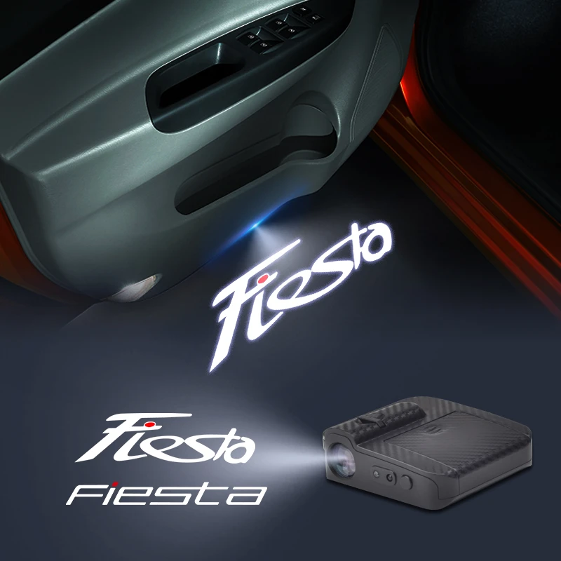 For Ford Fiesta Logo Wireless Courtesy Car Door Projector LED Welcome ...