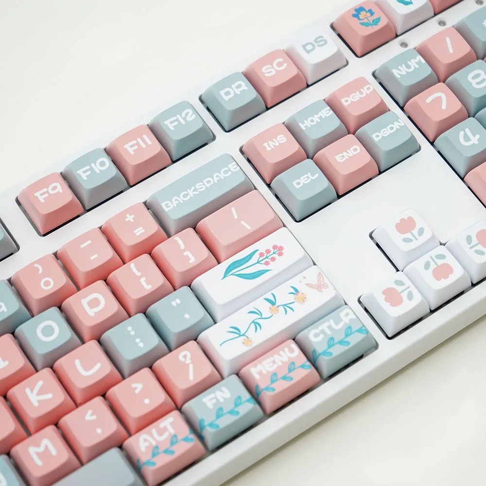 127-High-quality-Keycaps-XDA-Profile-PBT-Dye-Sublimation-Pink-Keycap ...