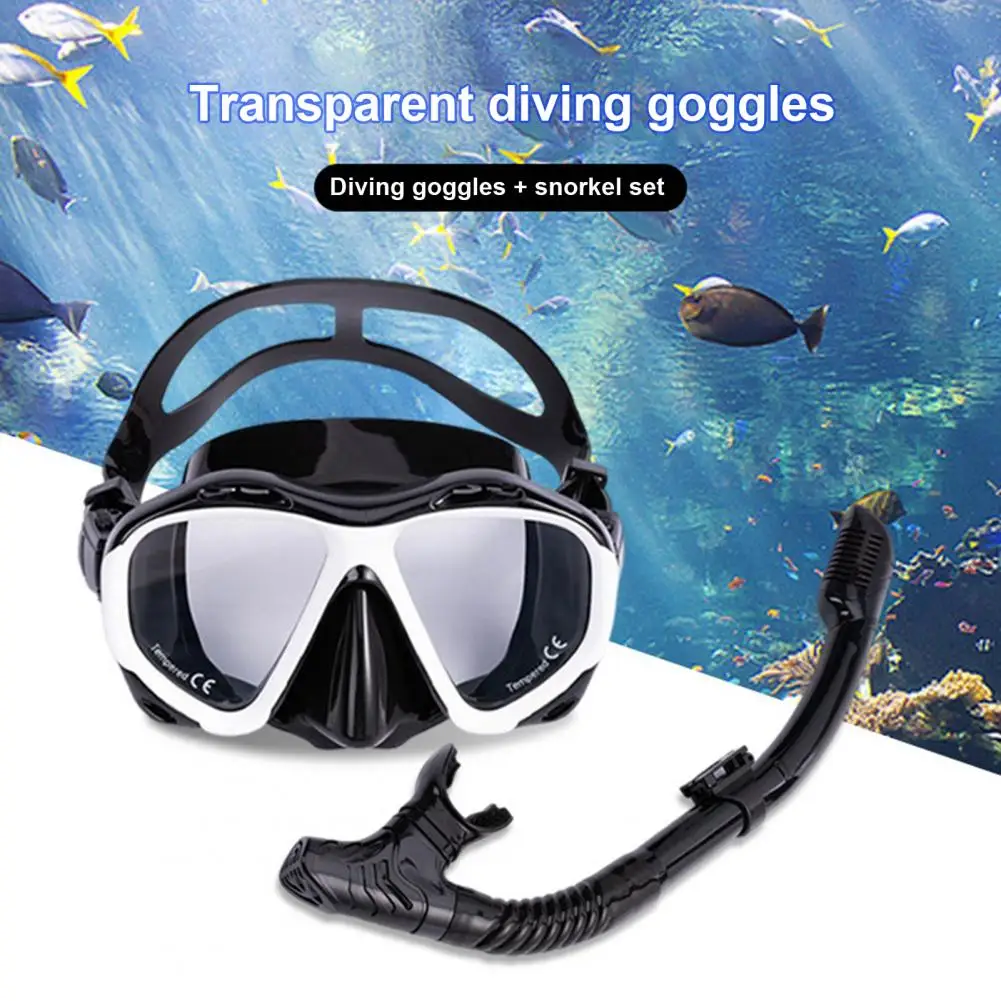 1-Set-Swimming-Goggles-Set-Breathable-Anti-fog-High-Clarity-Large-Frame ...