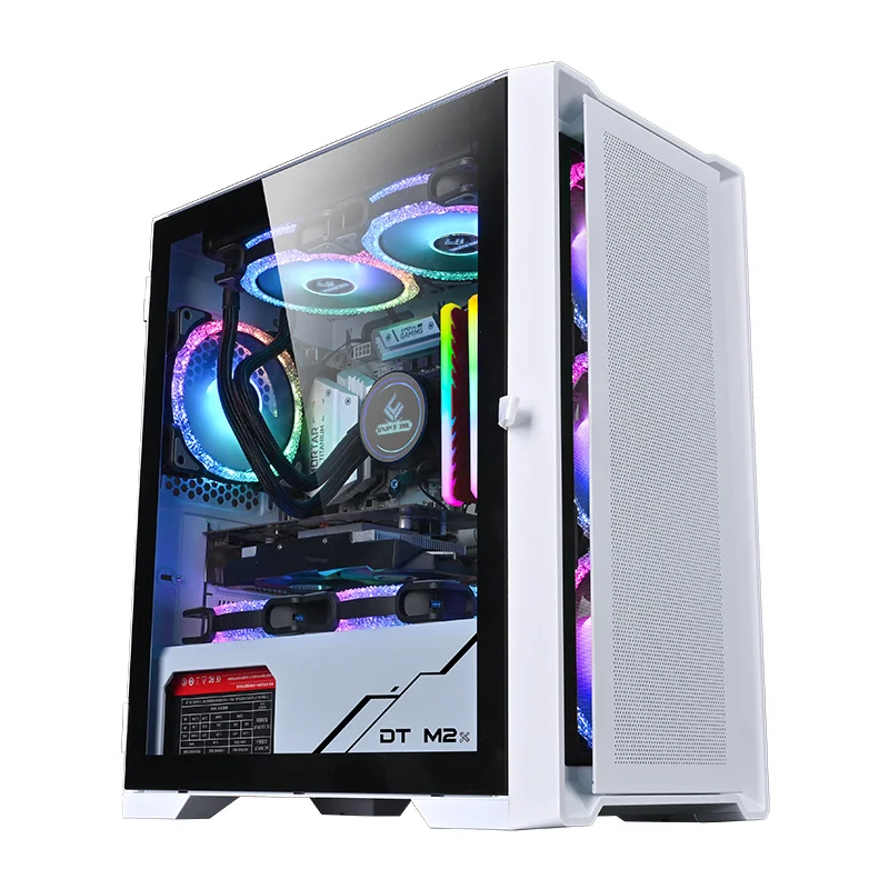 Factory-OEM-Tempered-Glass-Gaming-PC-Case-M-ATX-ITX-USB3-0-Fast ...