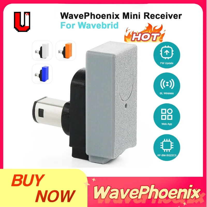 WavePhoenix Wireless Receiver for Nintendo WaveBird Controller ...