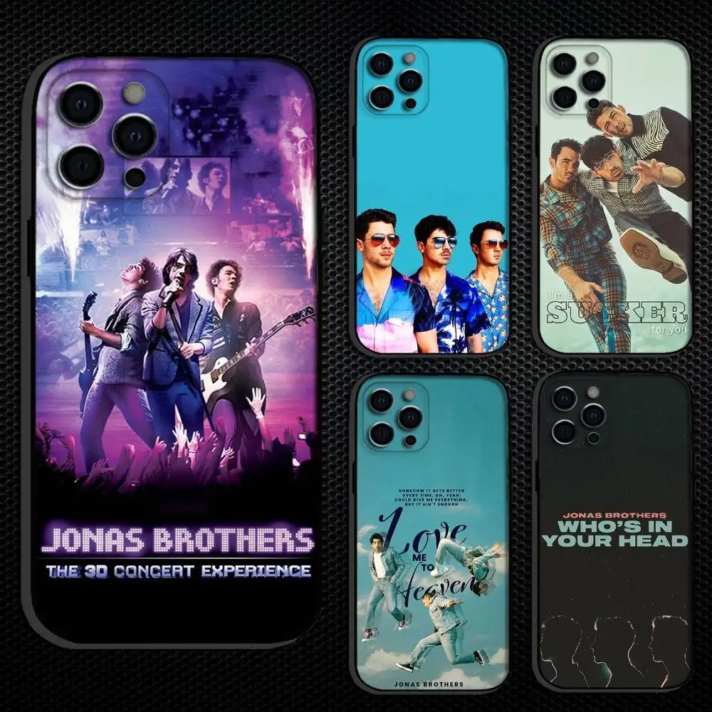 J-Jonas B-Brothers Band Phone Case For iPhone 16,15,14,13,12,11 Plus ...