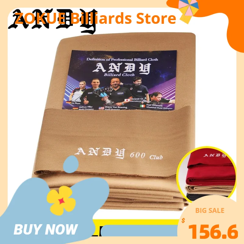 ANDY-600-High-Quality-Billiard-Pool-Table-Cloth-for-70-Wool-30-Nylon ...