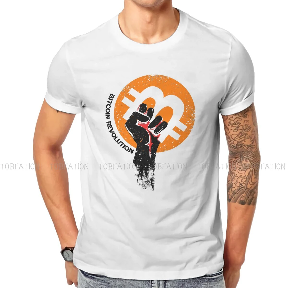 Crypto Black Tshirt For Men Bitcoin Cryptocurrency Miners Meme Clothing ...