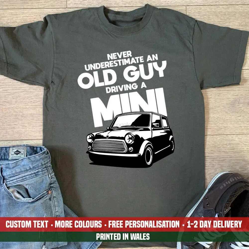 Camiseta-de-Old-Guy-Driving-A-Mini-Cooper-Car-regalo-cl-sico-de-cumplea ...