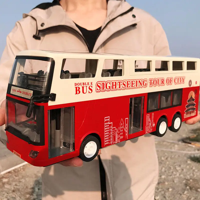 Double-E-RC-Car-Boys-Toys-Electric-Sightseeing-Bus-1-18-Remote-Control ...