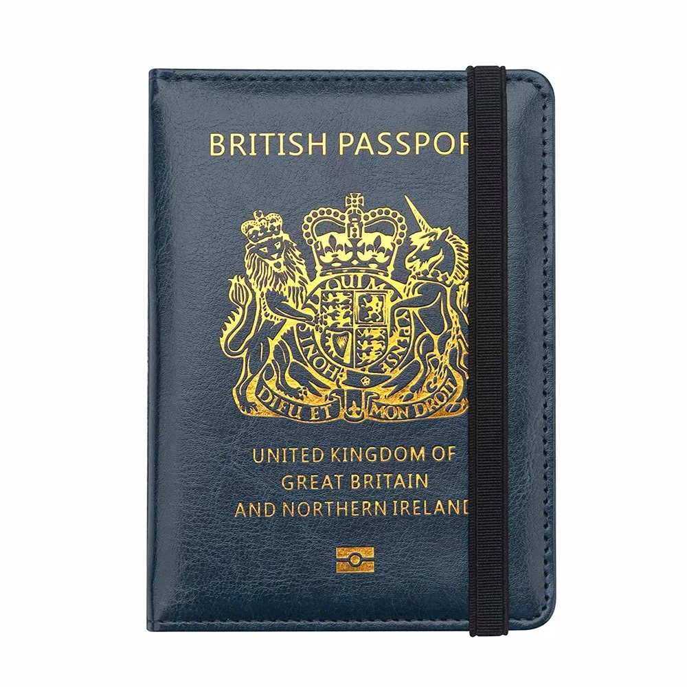 Travel-Accessories-New-British-Passport-Cover-Blue-with-Elastic-Band ...