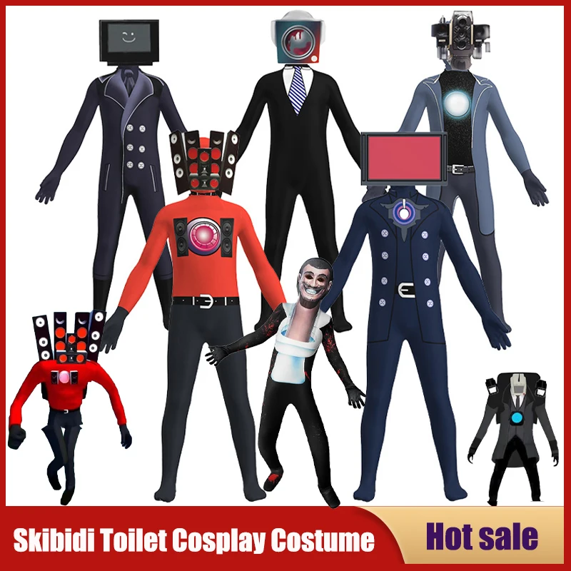 Game-Skibidi-Toilet-Cosplay-Costume-Adults-Kid-Canival-Halloween-Party ...