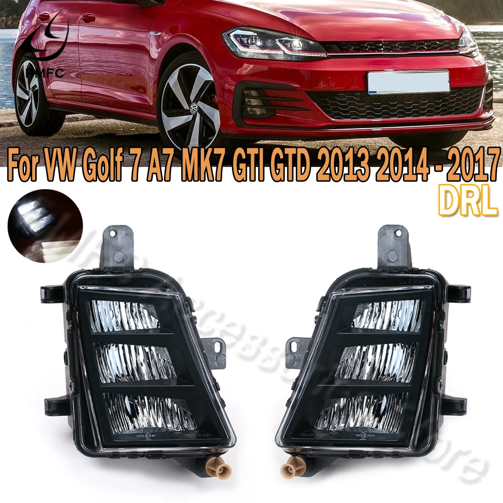 PMFC LED DRL Daytime Running Light Fog Light Foglamp For Volkswagen VW ...