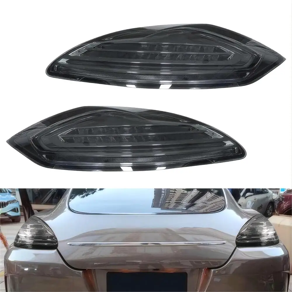 Black-Color-LED-Taillight-Rear-Lamp-Assembly-Upgrade-For-Porsche ...