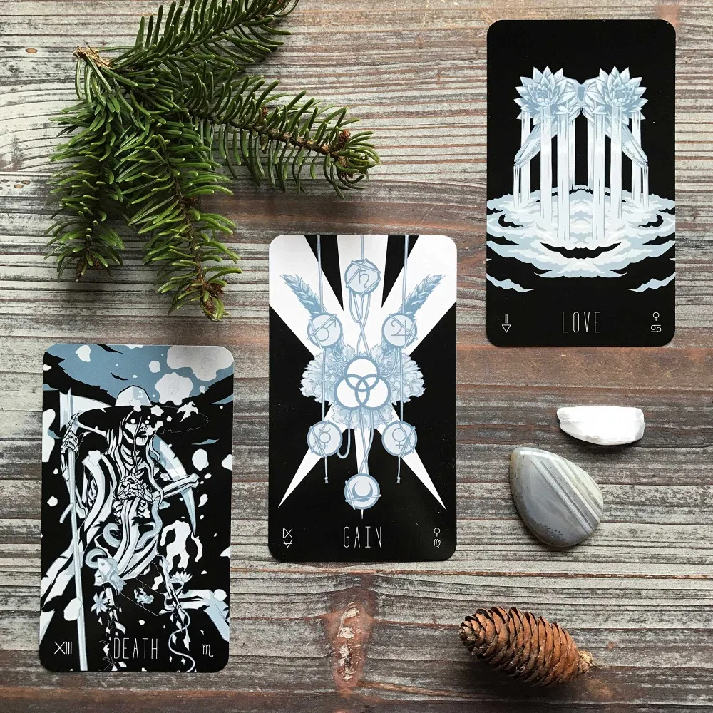 12x7cm-Wayward-Dark-Tarot-Card-Games-Fully-Illustrated-Standard-Tarot ...