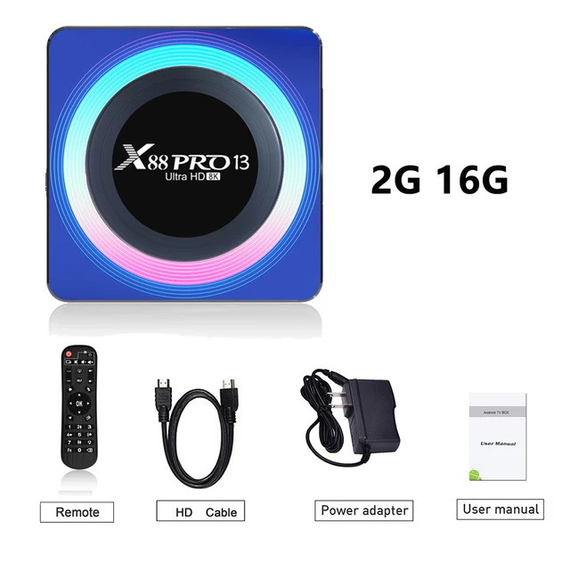 TV Box Android 13 RK3528 Smart TV Box WIFI 6 Support 8K Bluetooth 5.0 ...