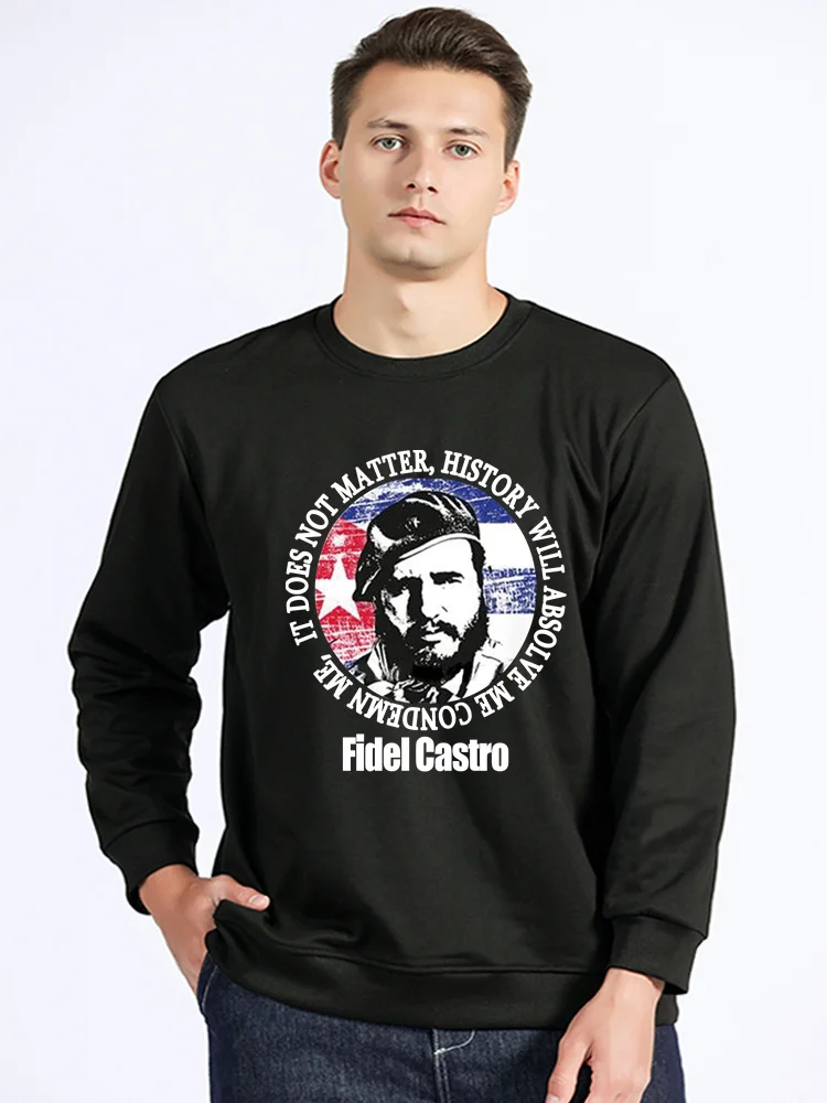 New-Fashion-Funny-Hoodie-Fidel-Castro-Condemn-Me-Sweatshirt-Men-Cotton ...