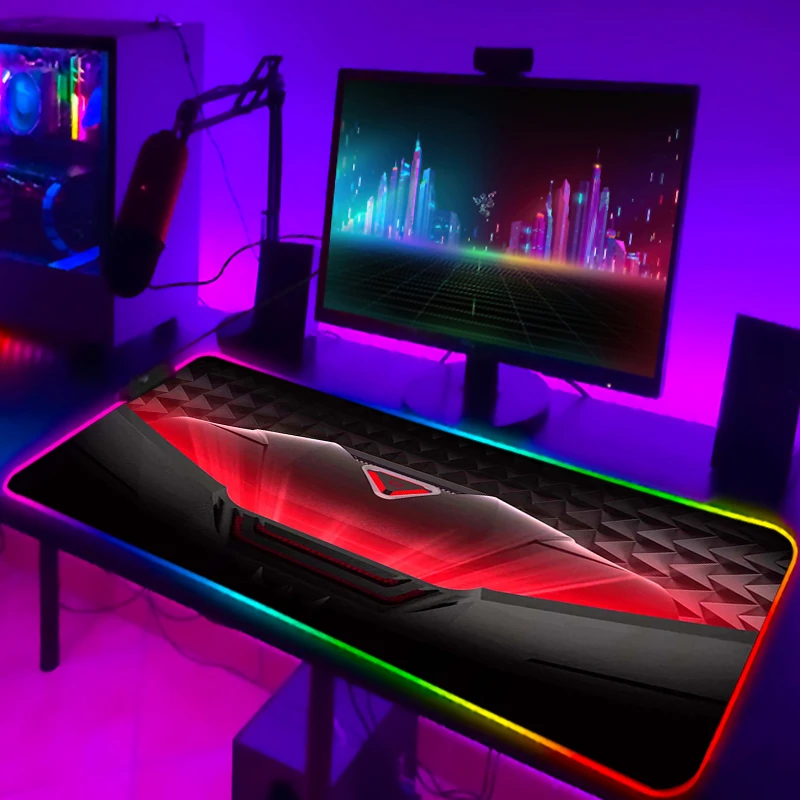 Esteiras do mouse rgb almofada dos desenhos animados deskmat gamer ...