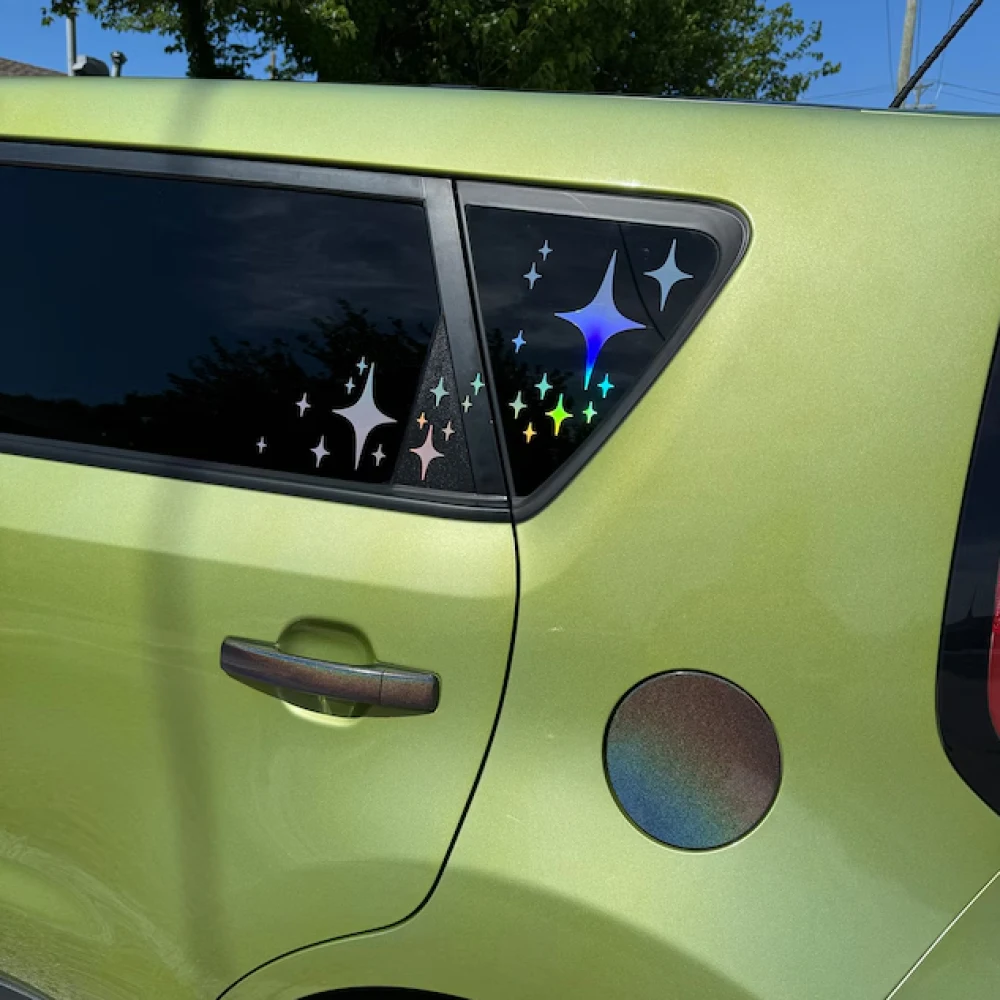 Bling-Bling-Holographic-Car-Windows-Body-Stickers-Weatherproof-Vinyl ...