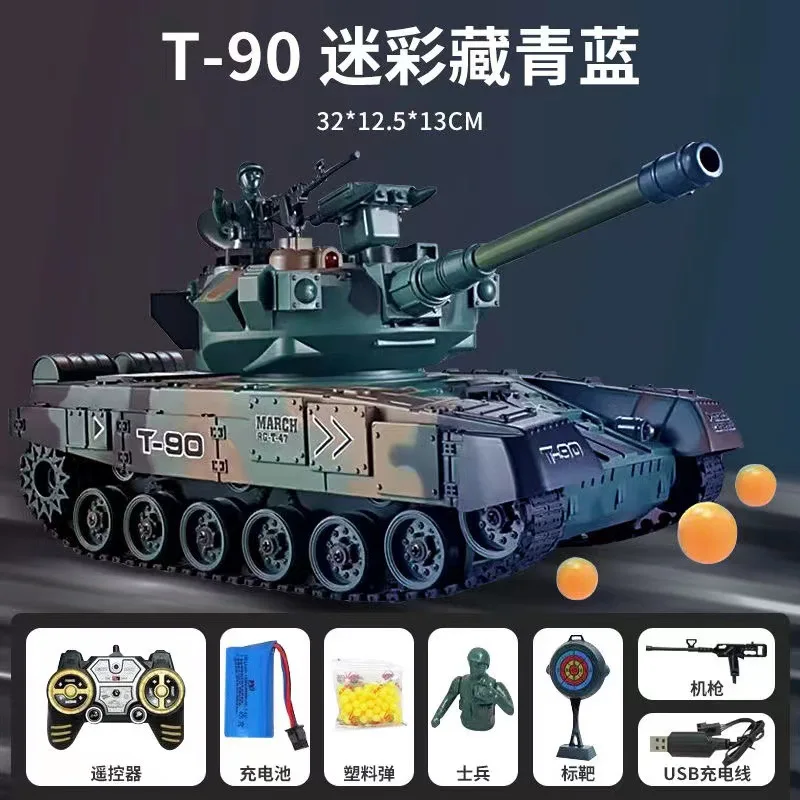 Wirelessrc-T60-T90-Remote-Control-Tank-Can-Launch-Missiles-Battle-Game ...