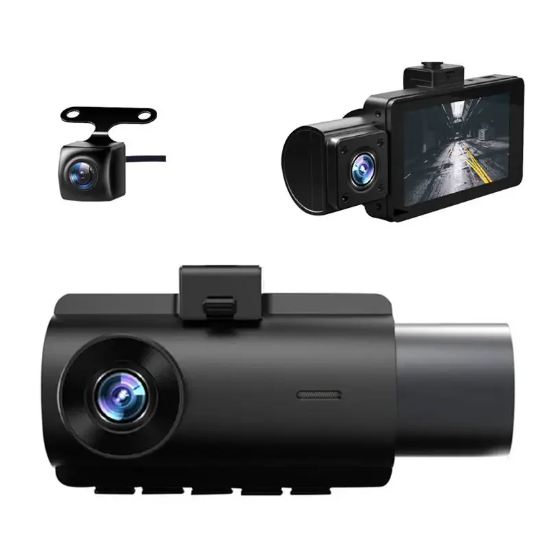 2K-1080P-Car-security-camera-rear-1080P-3lens-GPS-WIFI-night-vision-car ...