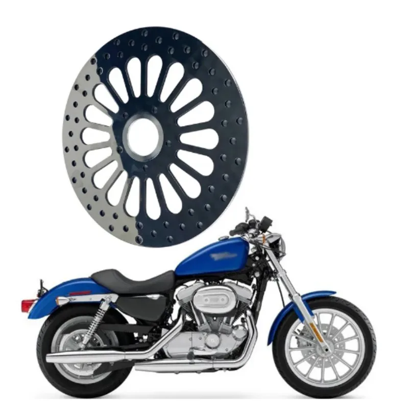 11-5-Stainless-Iron-Motorcycle-Front-Rear-Brake-Disc-Rotor-For-Harley ...
