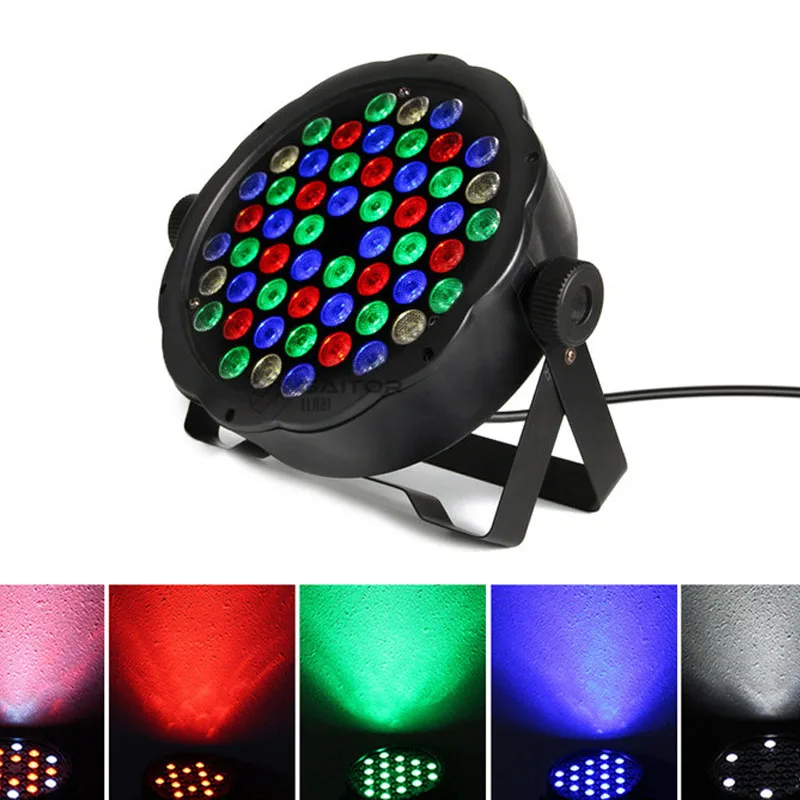 LED-Flat-Par-Light-Strobe-Controlador-DMX-Festa-DJ-Disco-Bar ...