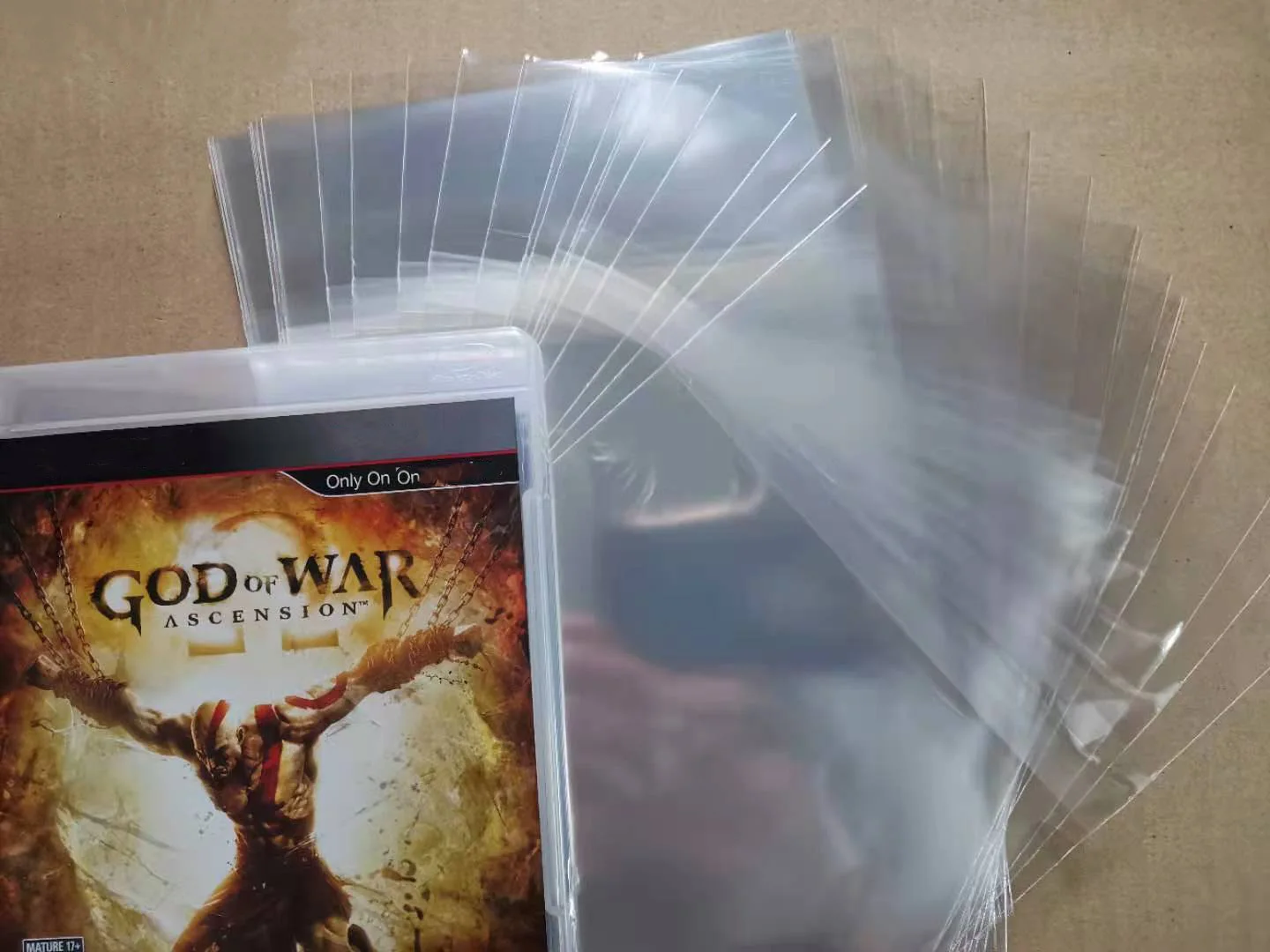 Transparent Self Sealing Plastic Bags For Ps1 Ps2 Ps3 Ps4 Video Game ...