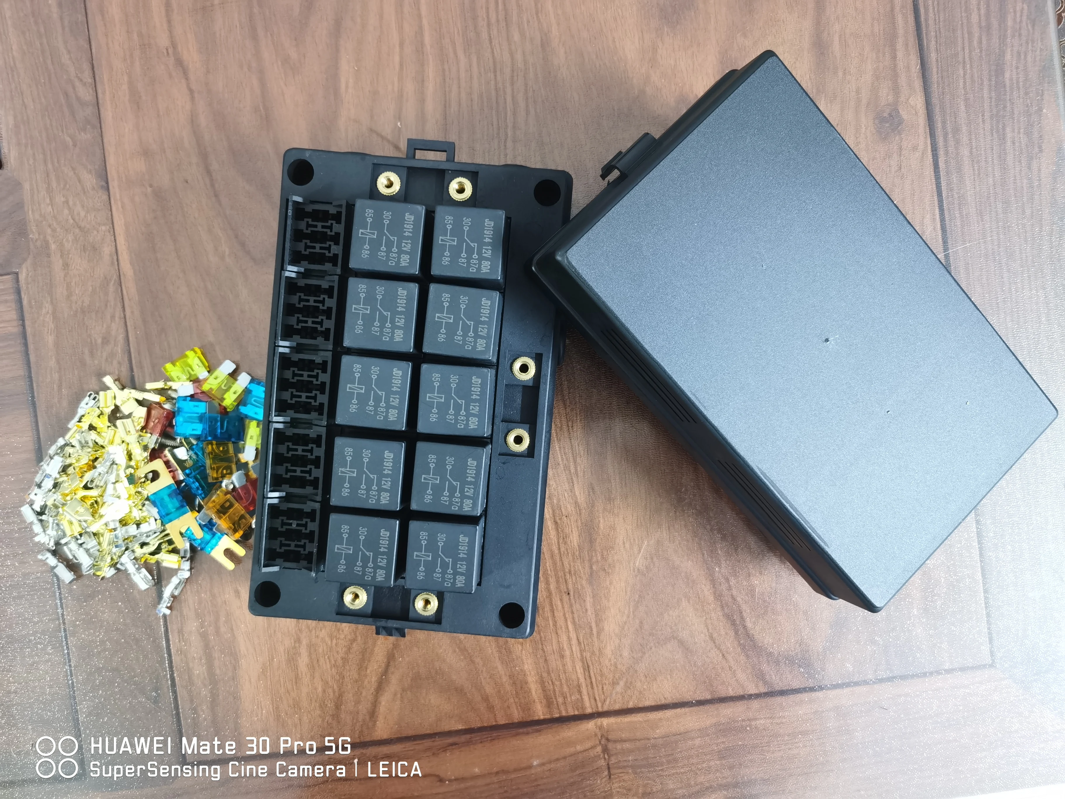 Waterproof-12V-Fuse-and-Relay-Box-Kit-with-10-Slots-Relay-Block-Holder ...