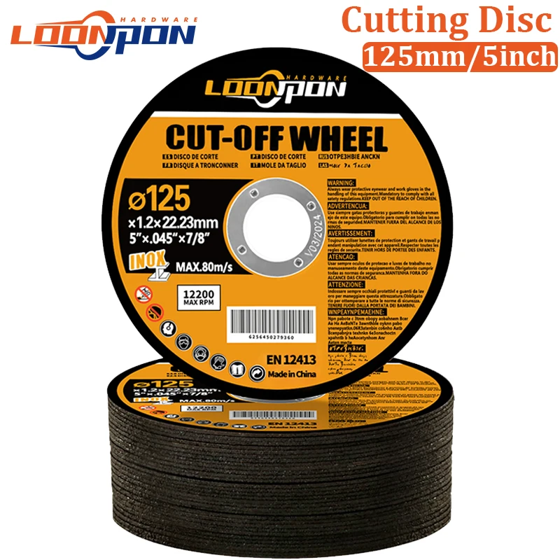 125mm Metal Cutting Discs 5inch Cut Off Wheels Grinding Discs Angle ...