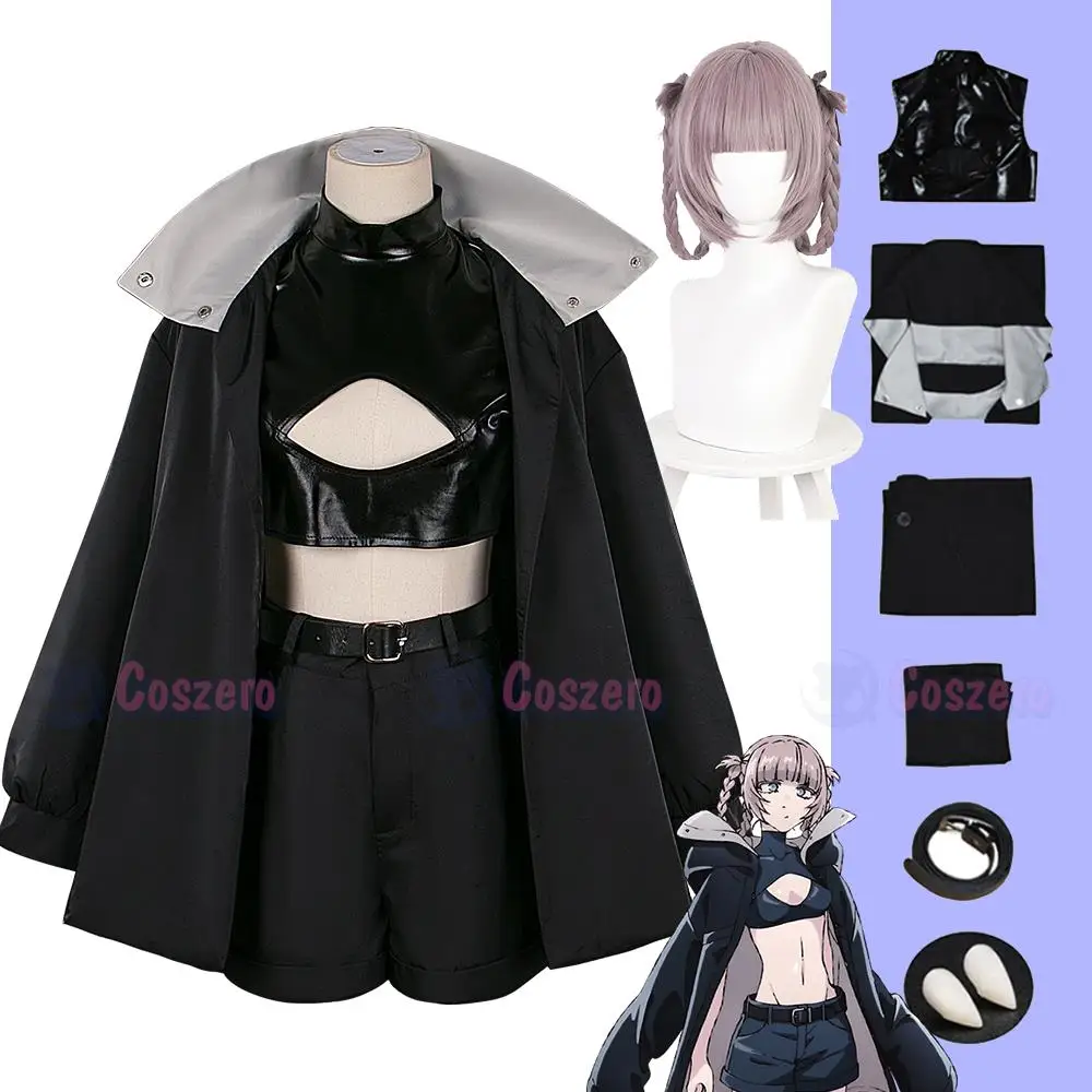 Nanakusa-Nazuna-Cosplay-Call-of-the-Night-Costume-Wig-Black-Cloak ...