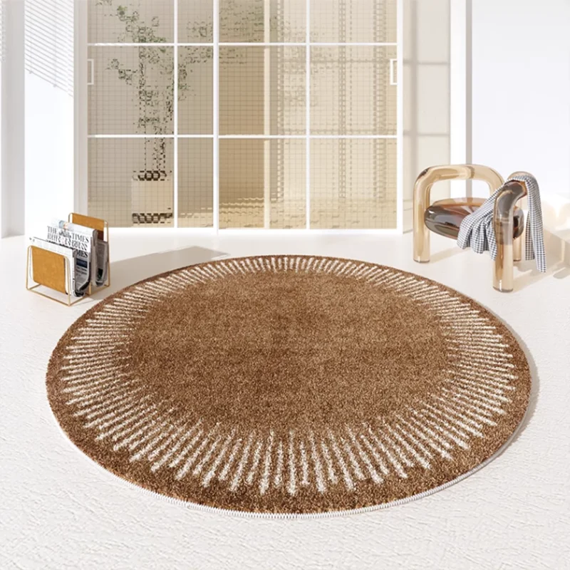 Simple-Abstract-Living-Room-Round-Carpet-Modern-Bedroom-Bedside-Large ...