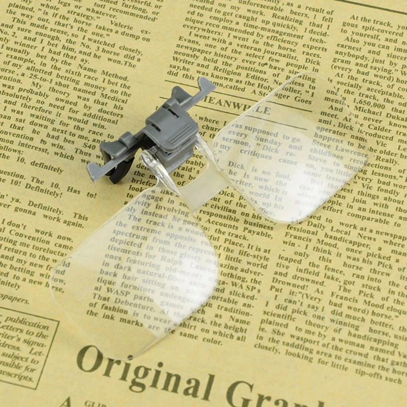Clip On Head-Mounted Glasses Magnifier for Eyeglasses 2.0 ...