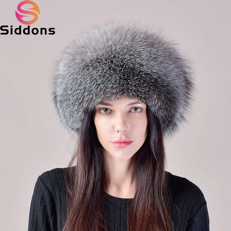Hot-Sale-100-natural-Fox-Fur-Hat-Fashion-Women-Cap-Thick-Fur-Cap-Winter ...