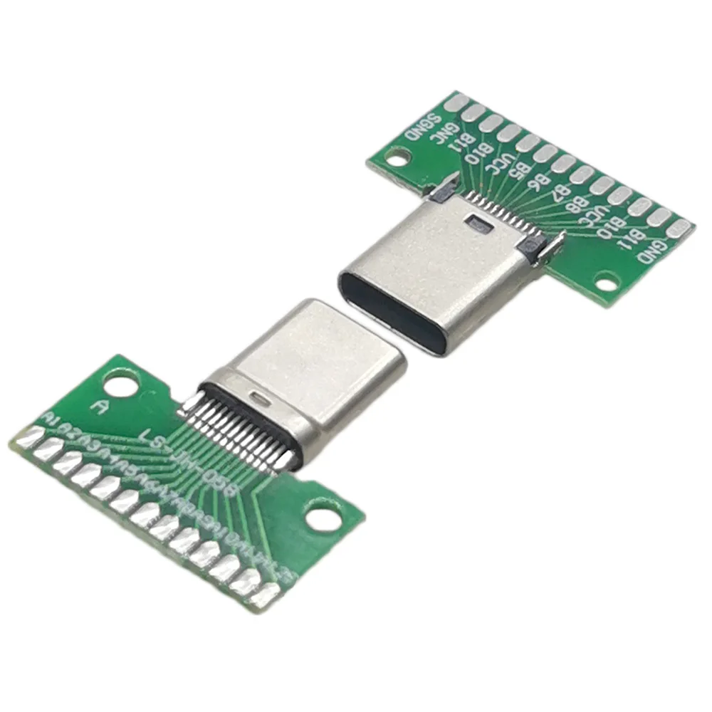 USB-3-1-Type-C-Connector-Male-Female-Type-c-Test-PCB-Board-Universal ...