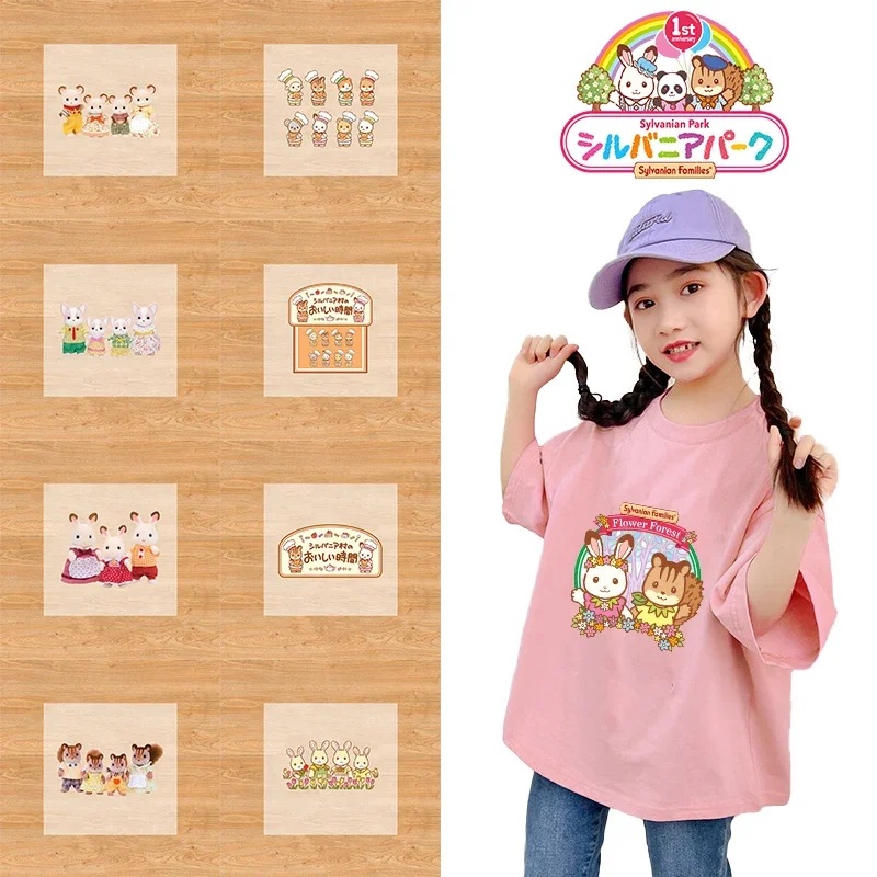 Sylvanian-family-calcoman-as-de-transferencia-de-calor-de-dibujos-animados-calcoman-as-de-hierro ...