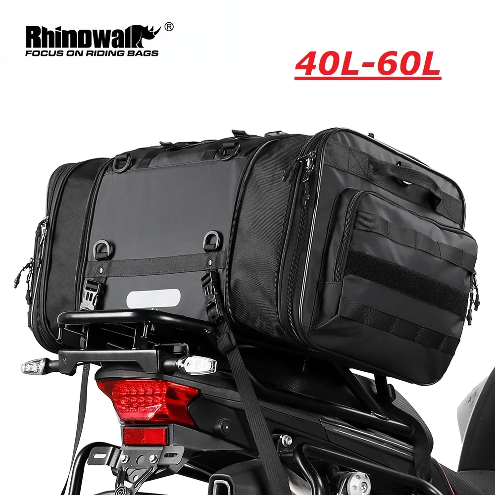 Rhinowalk-Waterproof-40L-60L-Motorcycle-Tail-Bag-Multifunction ...