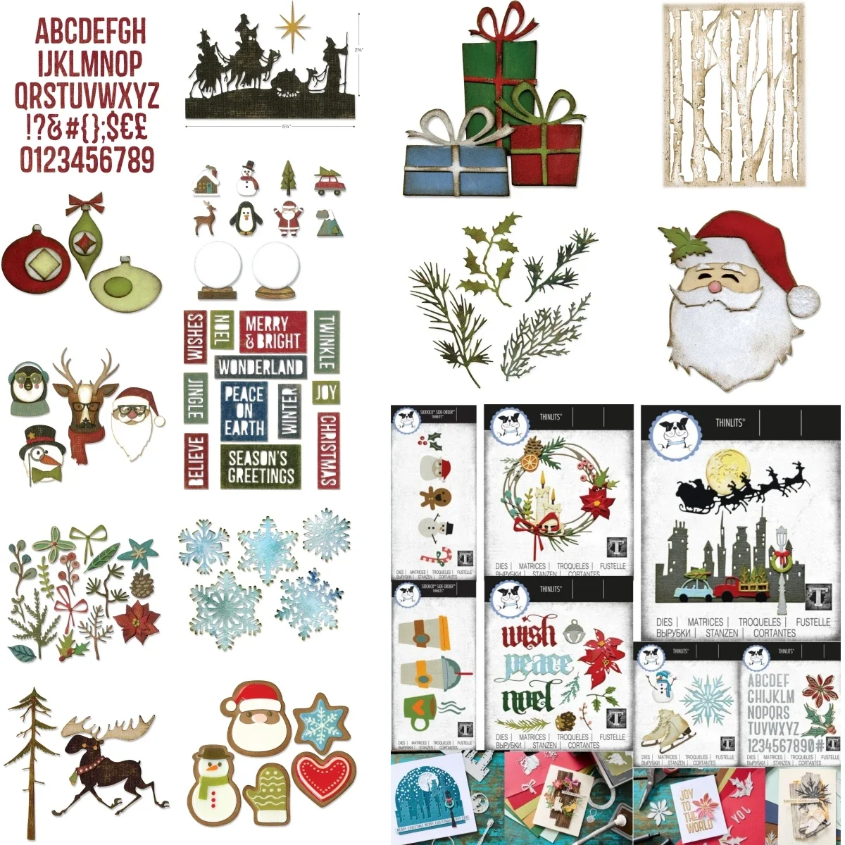 2024-Christmas-Santa-Wreath-Gift-Box-Metal-Cutting-Dies-for-DIY ...