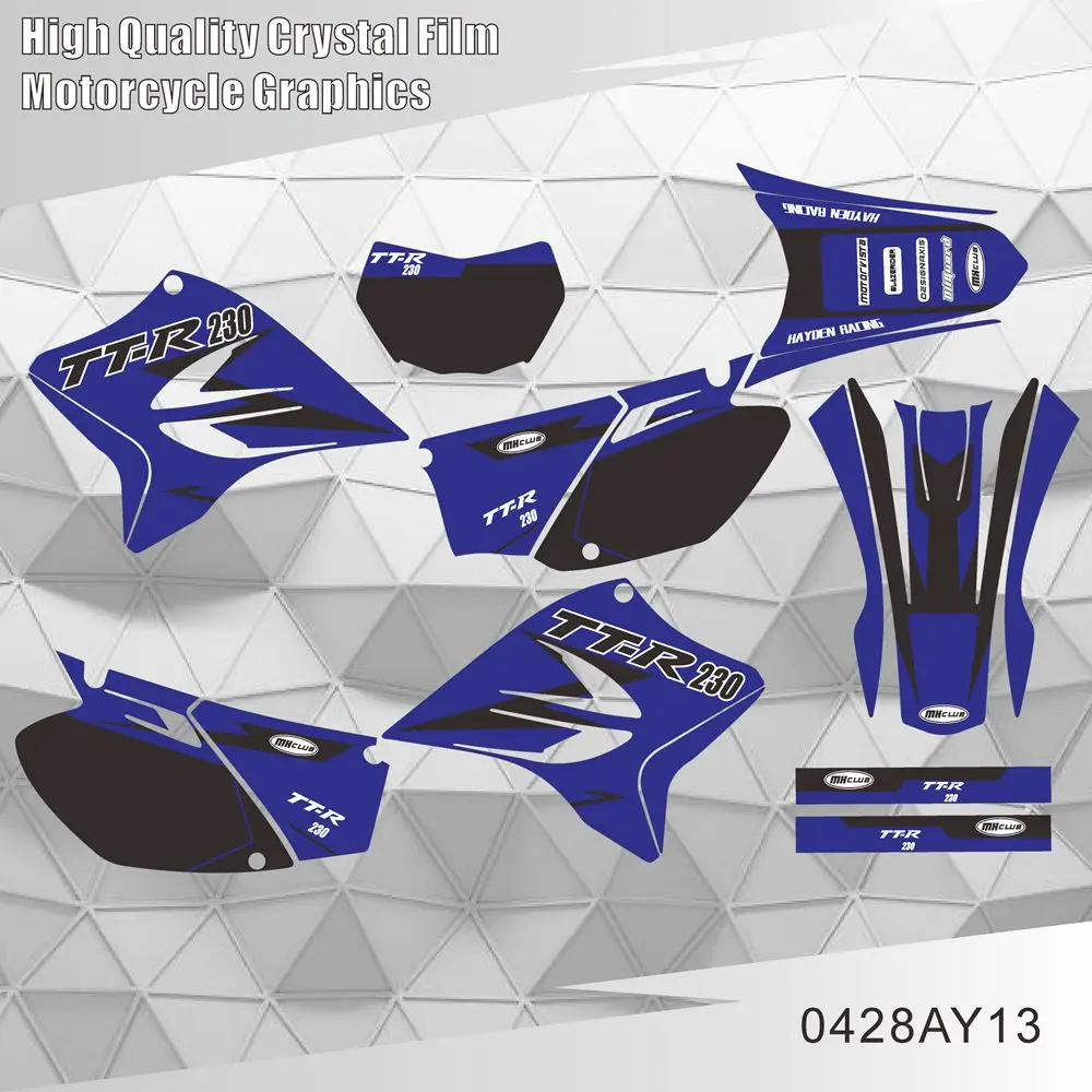 For YAMAHA TTR 230 TTR230 2005-2023 Full Graphics Decals Stickers ...