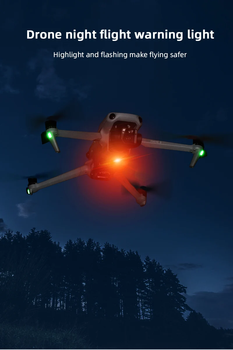 Strobe Light Drone Warning Light Anti-collision Warning Light USB Char ...