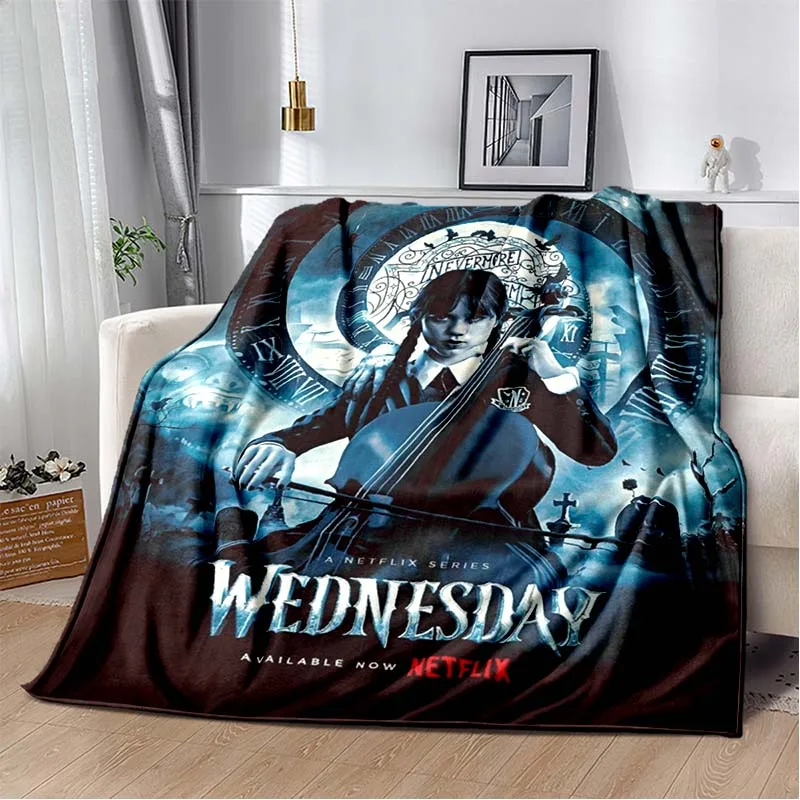 Pop-horror-movie-Wednesday-Addams-Series-3D-printed-soft-blankets ...
