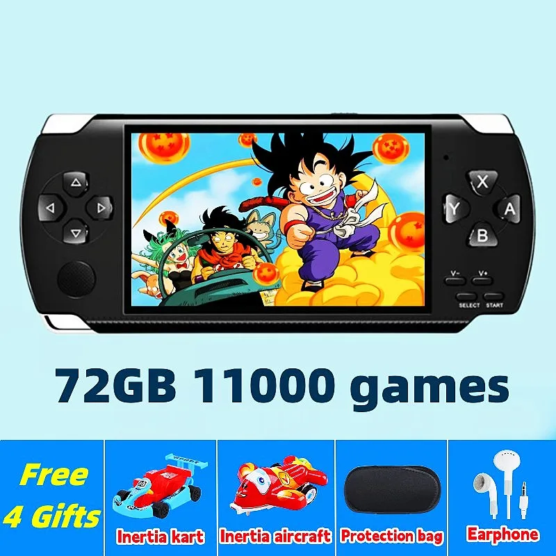 Czt hd tela multi função retro console de jogos de vídeo embutido 6000 ...