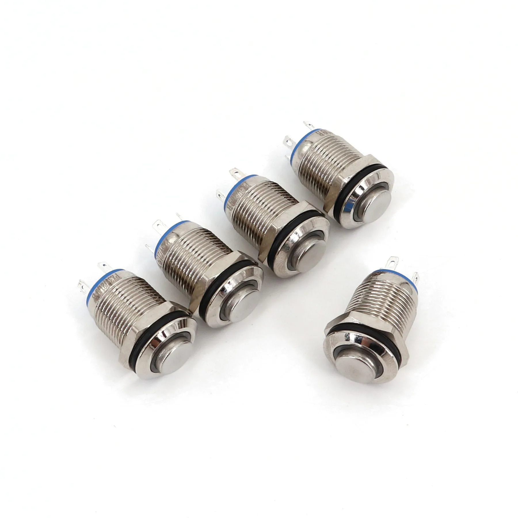 12mm 3v Led Metal Momentary Push Button | Small Momentary Push Button ...