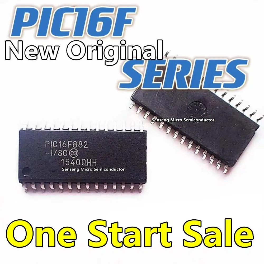 100% Original genuine PIC16F882 I/SO PIC16F883 PIC16F886 PIC16F913 ...