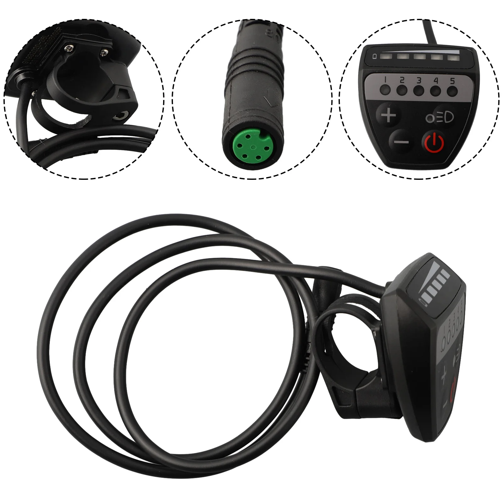 Electric-Bicycle-Display-Controller-For-Bike-Upgrades-Easy-To-Use-And ...