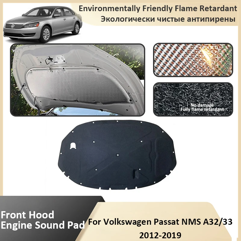 Front Hood Engine For Volkswagen Passat NMS MK1 A32 A33 2012 2013 2014 ...